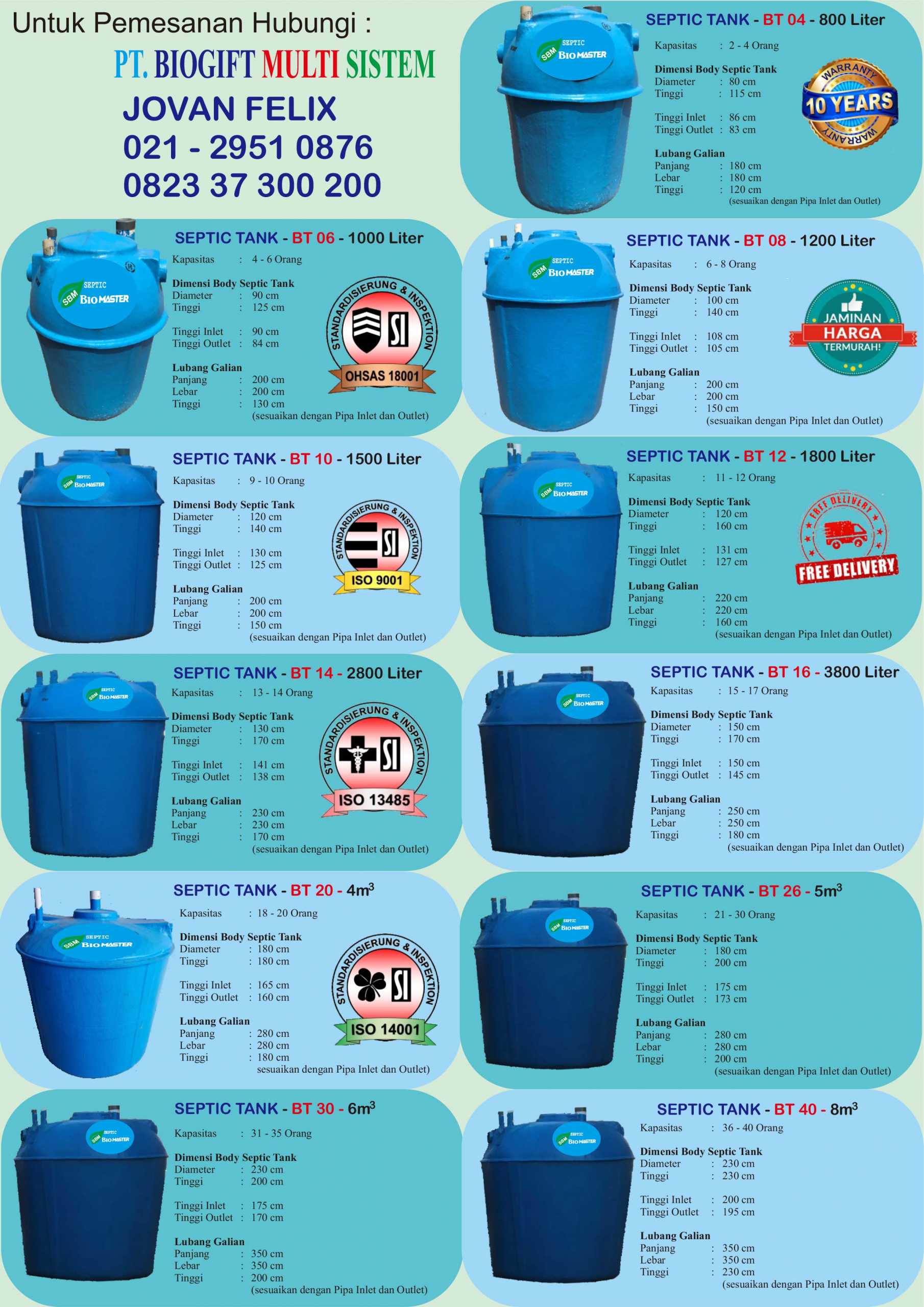 BROSUR | biotech septic tank, septictank, sepiteng, septictank bio ...